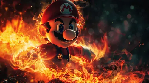 Fire Character Wallpapers App | PromptBase