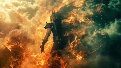 Fire Character Wallpapers App | PromptBase