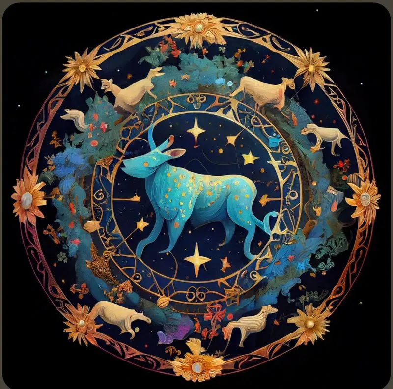 Stunning Zodiac Sign Graphic Design Midjourney Prompt | PromptBase