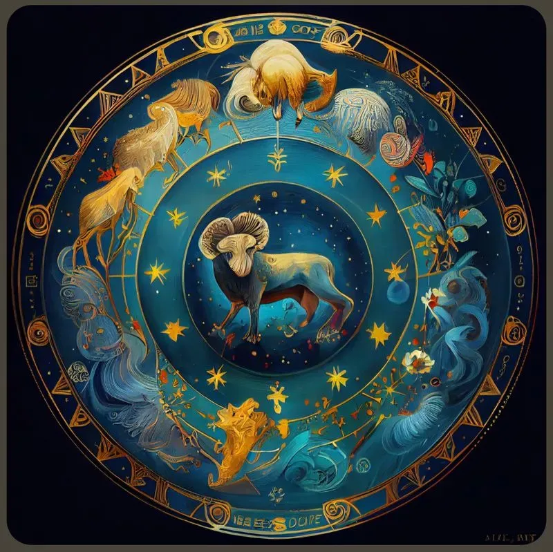 Stunning Zodiac Sign Graphic Design Midjourney Prompt | PromptBase