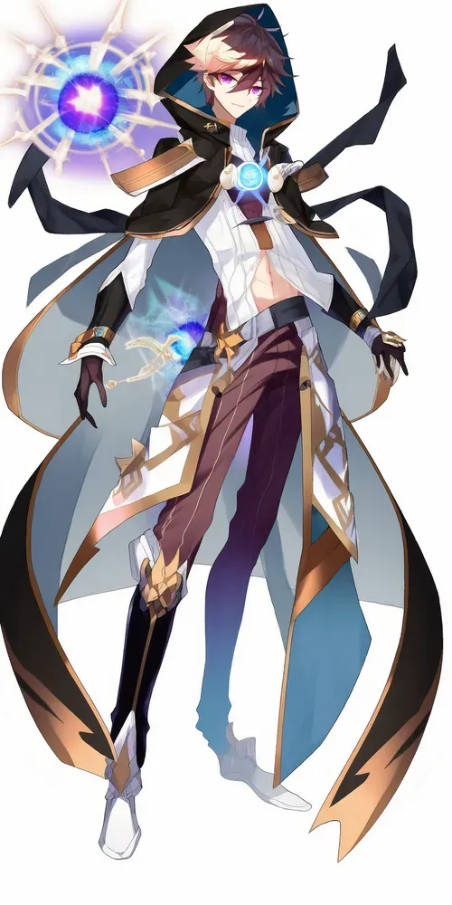 Full Body Anime Game Character Designs Midjourney Prompt | PromptBase