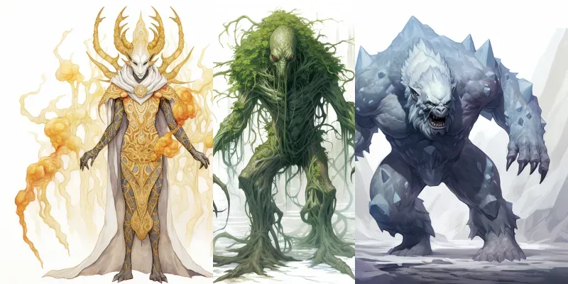 Dungeons And Dragons Monsters Midjourney Prompt | PromptBase