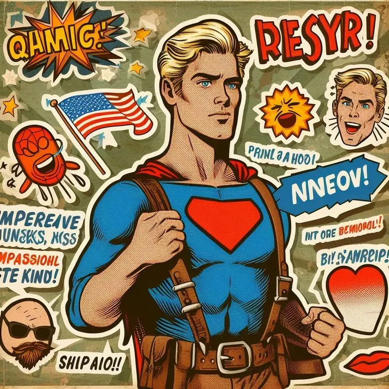 Vintage American Comics DALL·E Prompt | PromptBase