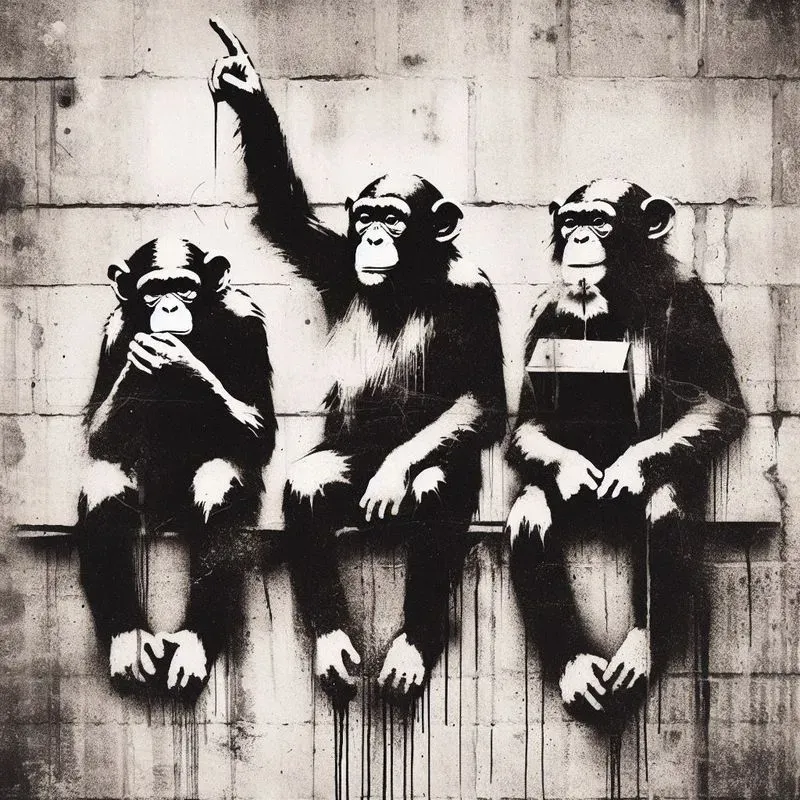 Banksy Art DALL·E Prompt | PromptBase