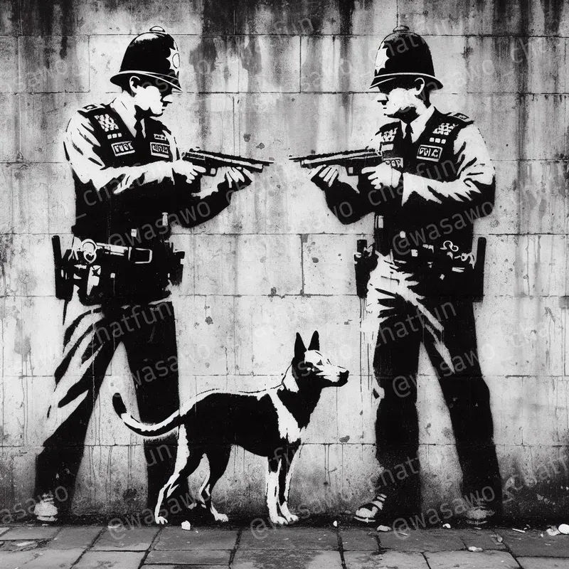 Banksy Art DALL·E Prompt | PromptBase