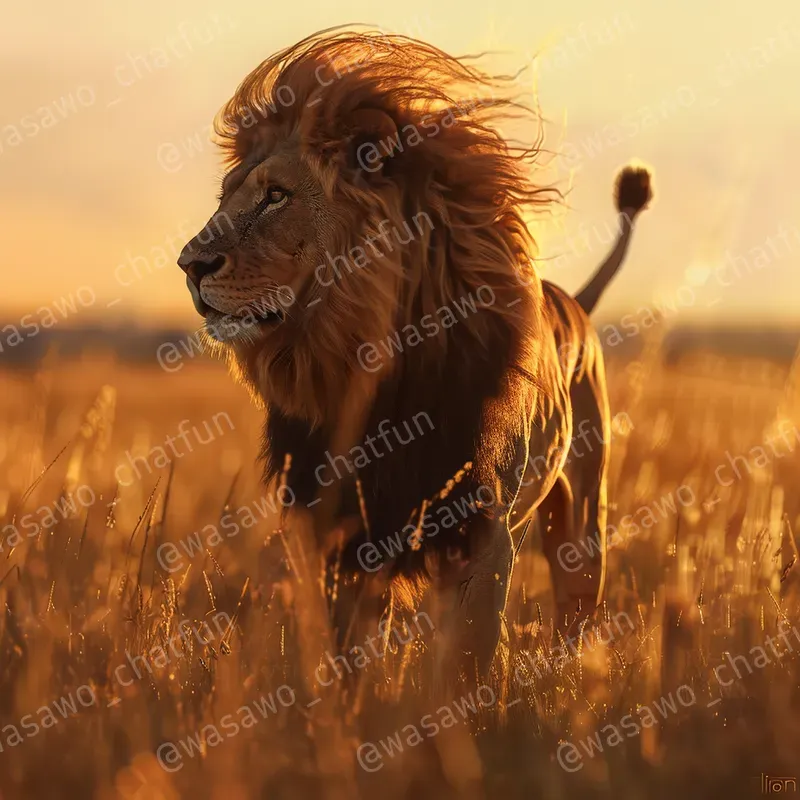 Animals On The Savannah Midjourney Prompt | PromptBase
