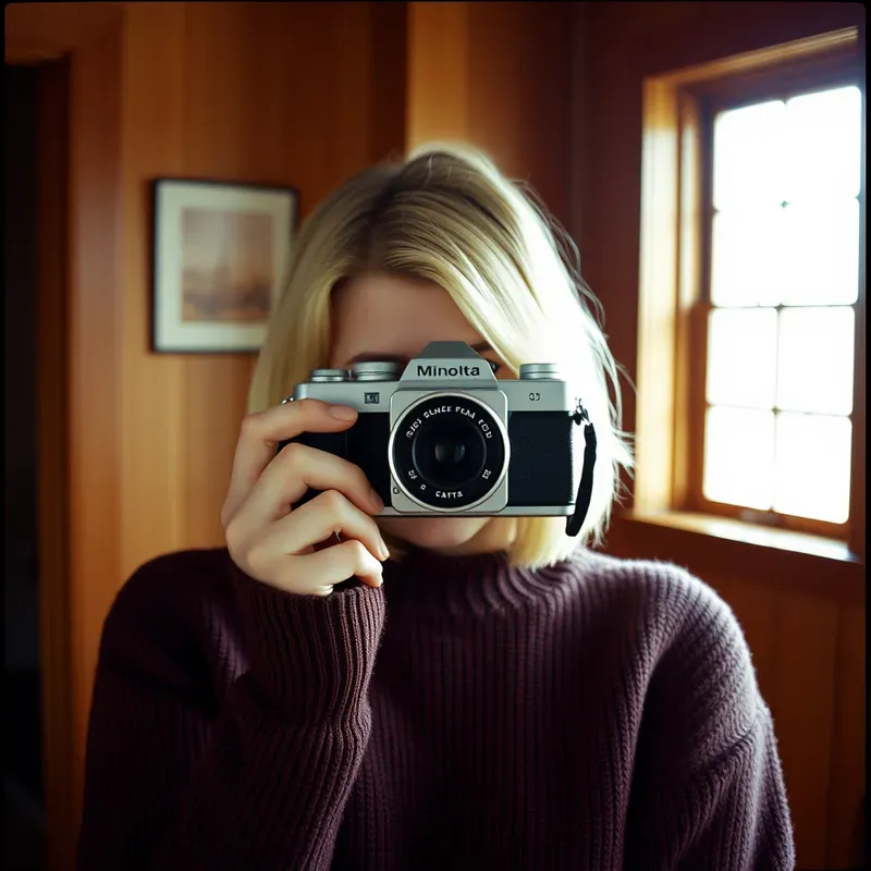 People Holding Cameras FLUX Prompt | PromptBase