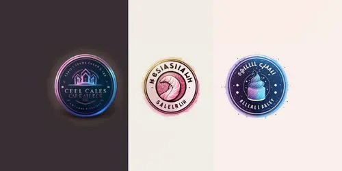 Multiform Neon Logos Midjourney Prompt | PromptBase