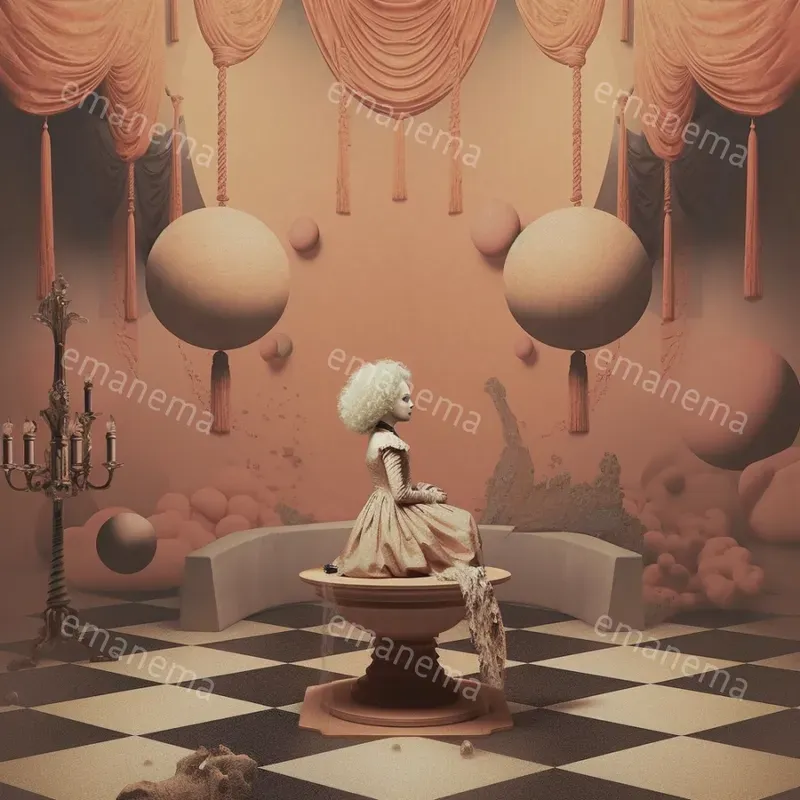 Vintage Absurd Surrealisms Midjourney Prompt | PromptBase