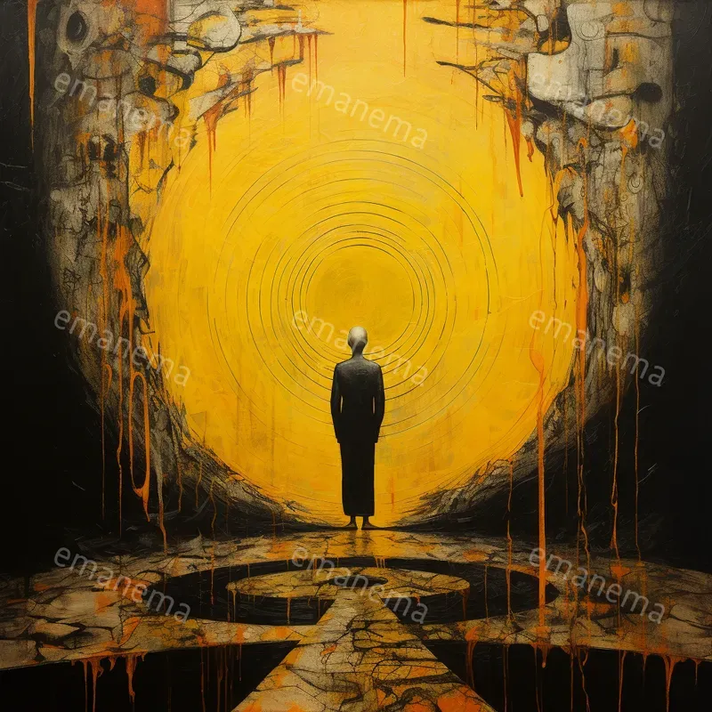 Melancholic Symbolism Paintings Midjourney Prompt Promptbase