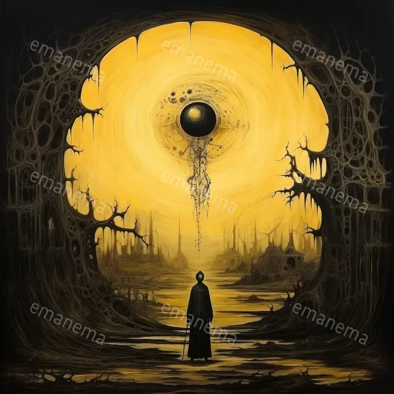 Melancholic Symbolism Paintings Midjourney Prompt Promptbase