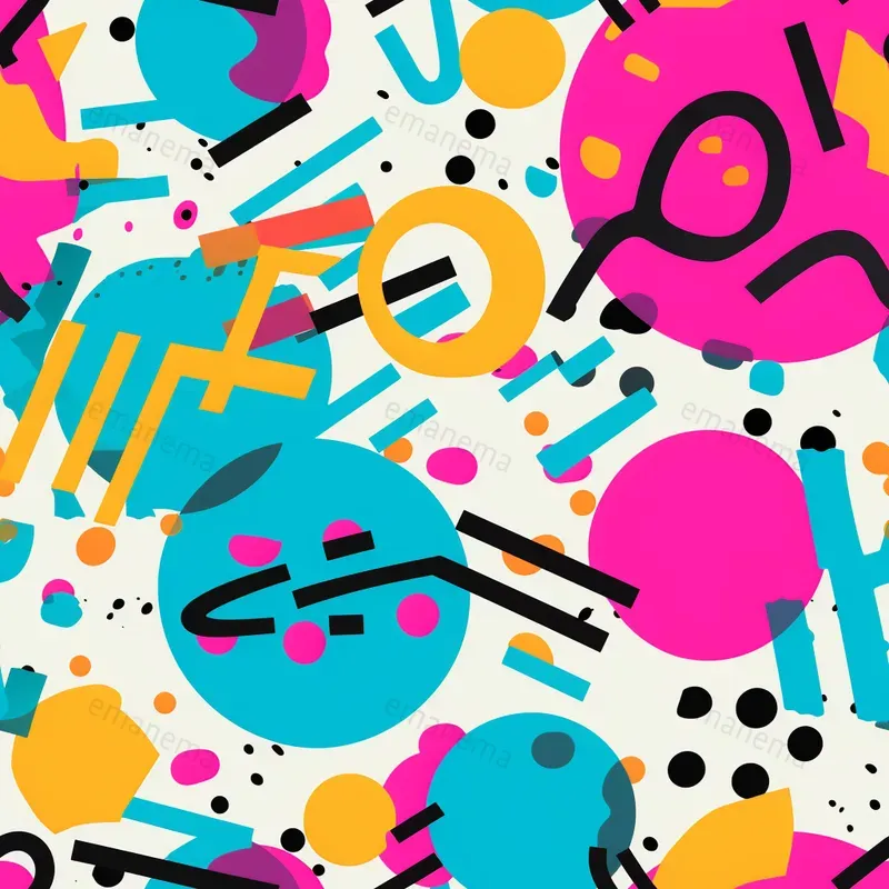 Funky 80s Patterns Midjourney Prompt | PromptBase