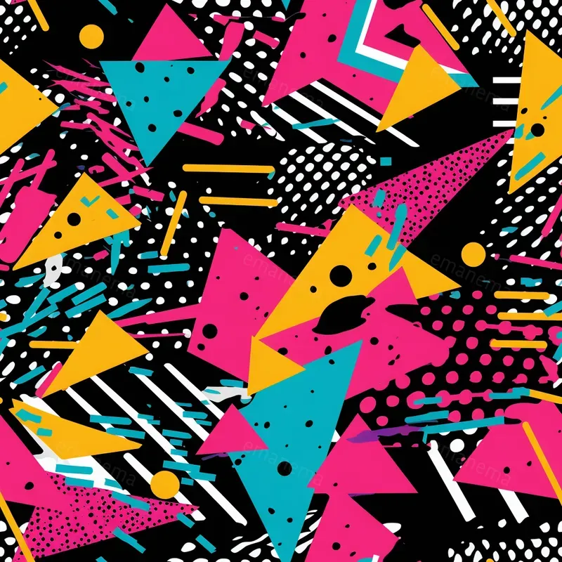Funky 80s Patterns Midjourney Prompt | PromptBase
