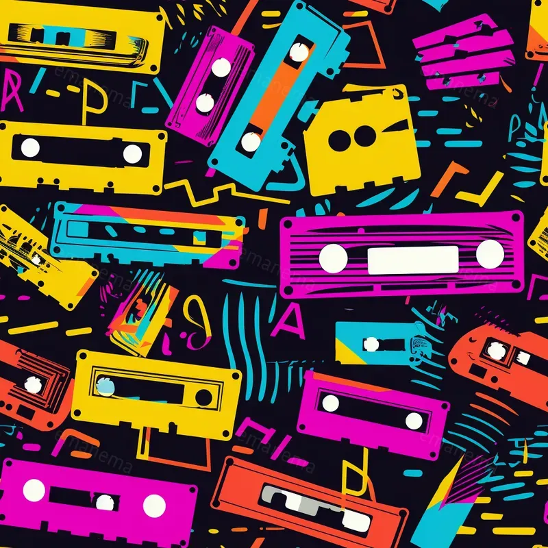 Funky 80s Patterns Midjourney Prompt | PromptBase