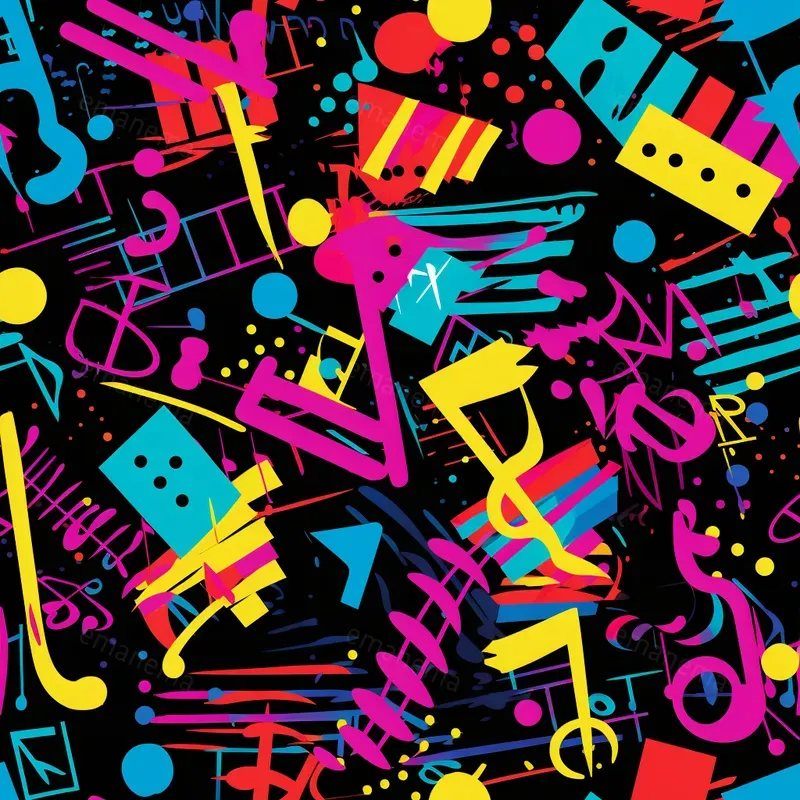 Funky 80s Patterns Midjourney Prompt | PromptBase