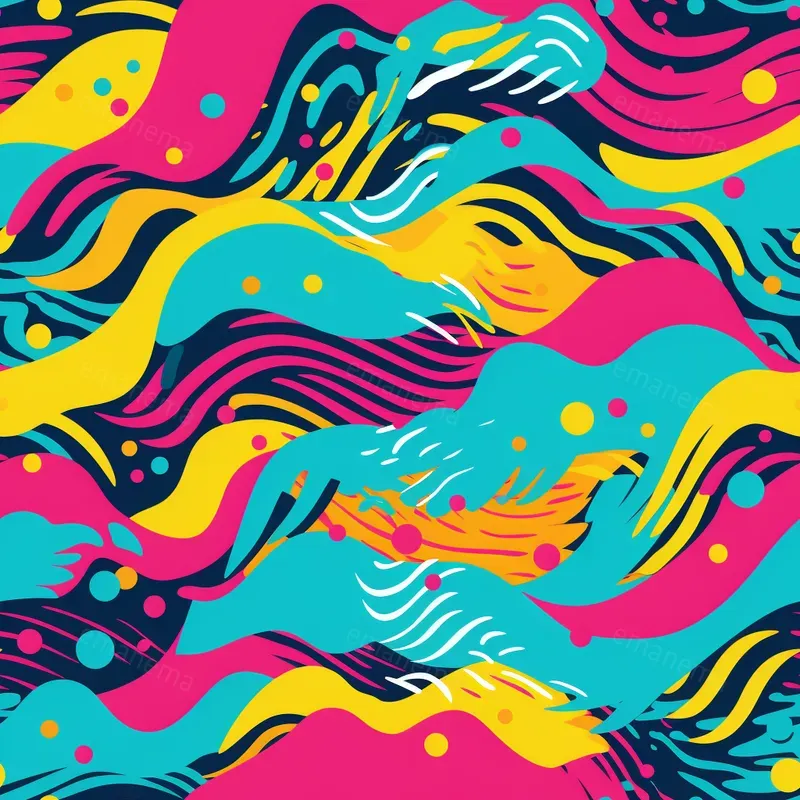 Funky 80s Patterns Midjourney Prompt | PromptBase