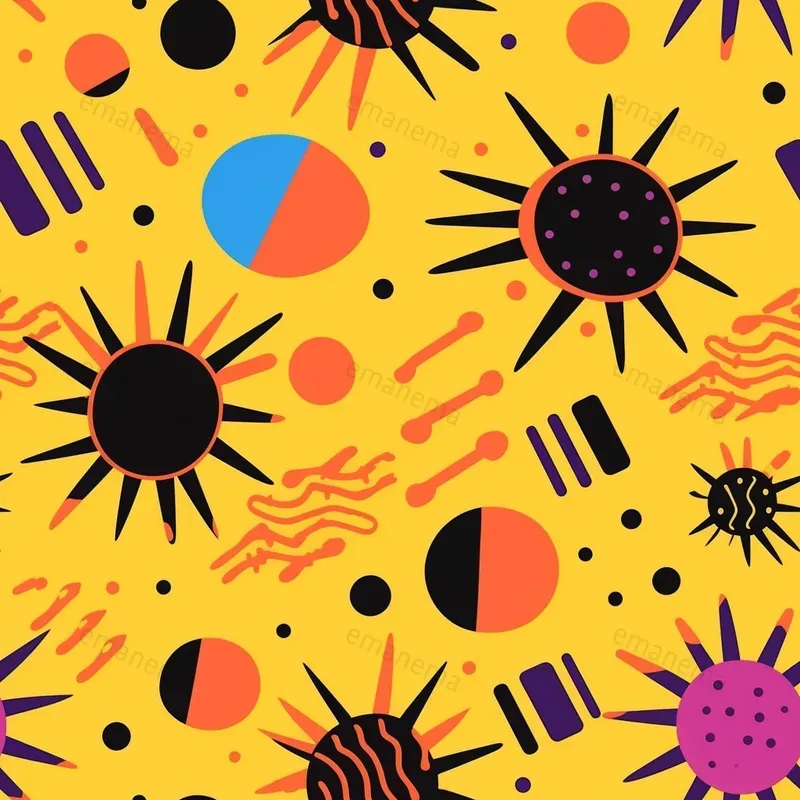 Funky 80s Patterns Midjourney Prompt | PromptBase