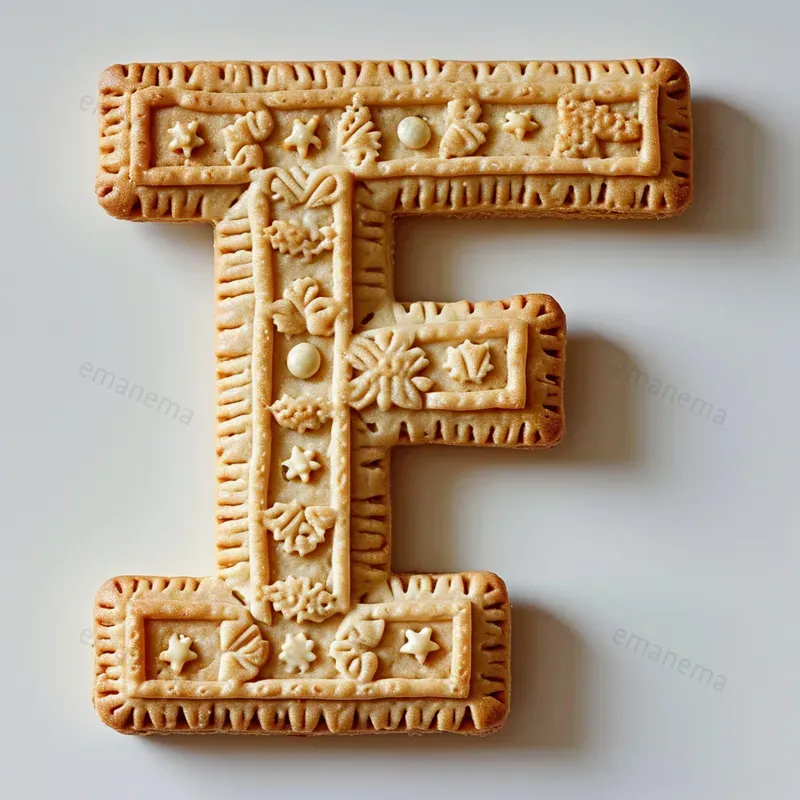 Letters Made With Biscuits Midjourney Prompt | PromptBase