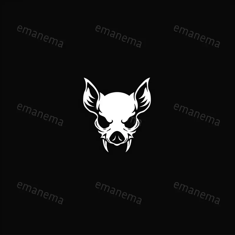 Minimal Horror Logos Midjourney Prompt | PromptBase