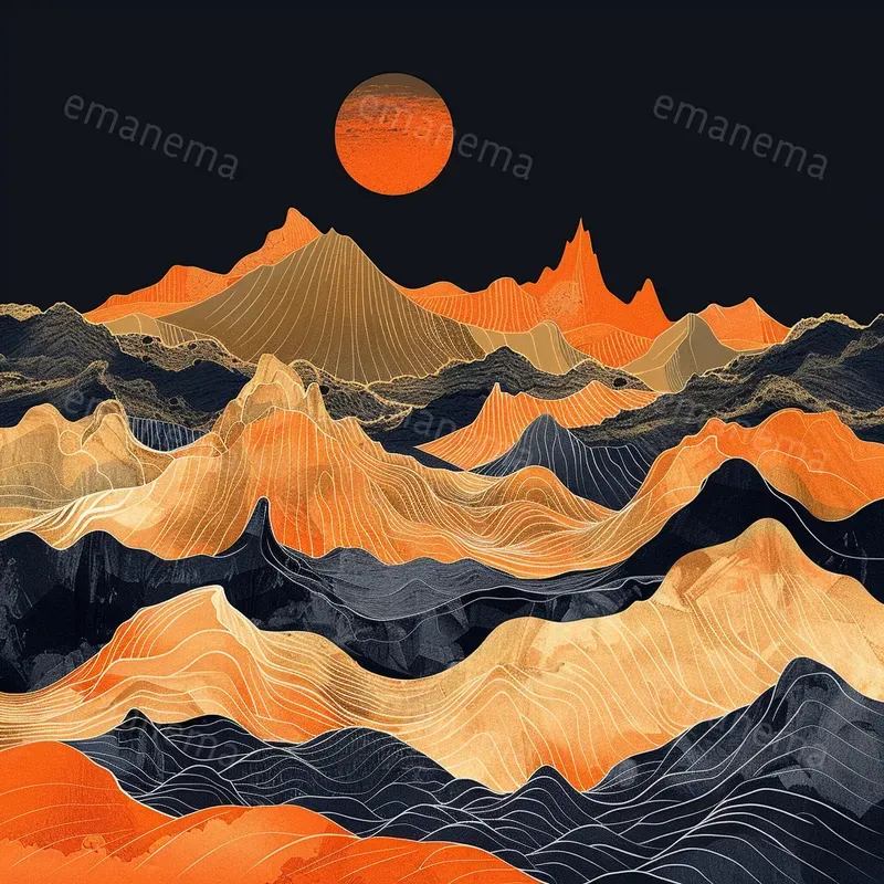 Nature Visualization Illustration Midjourney Prompt | PromptBase