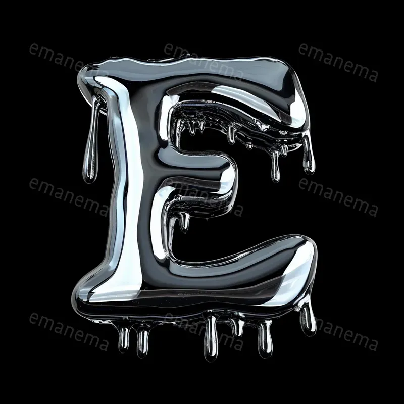 Liquid Mercury Letters Midjourney Prompt | PromptBase