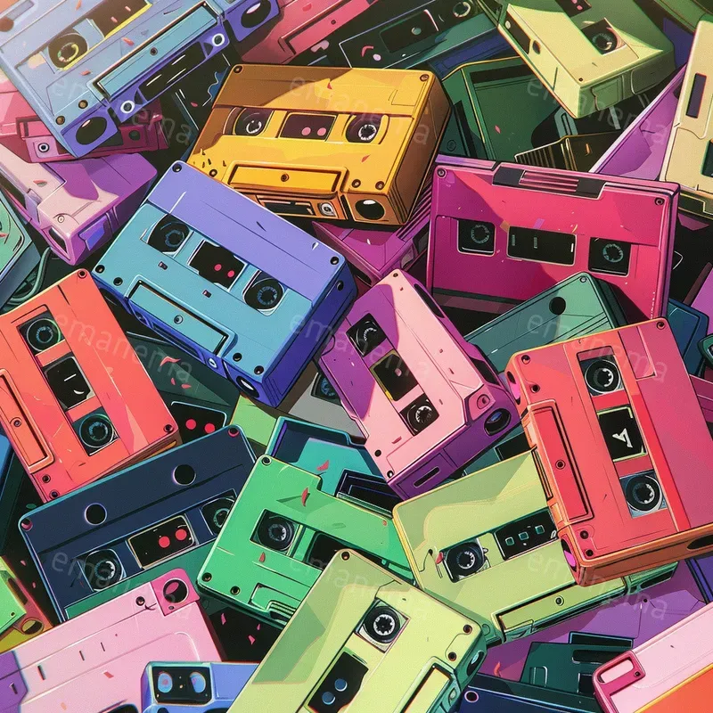 Things Piled Up Desktop Wallpapers Midjourney Prompt | PromptBase