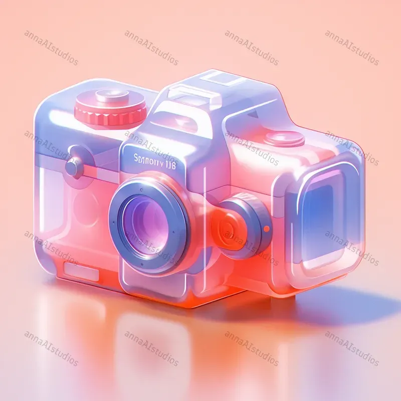 Translucent Colourful 3D Icons Midjourney Prompt | PromptBase