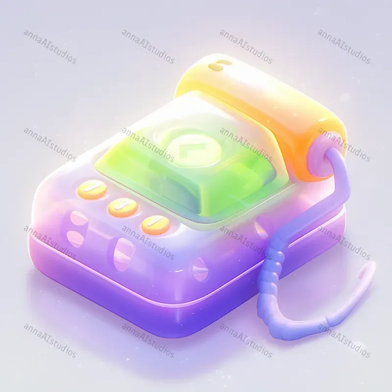 Translucent Colourful 3D Icons Midjourney Prompt | PromptBase