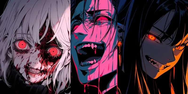 Scary Anime Headshots For Halloweens Midjourney Prompt | PromptBase