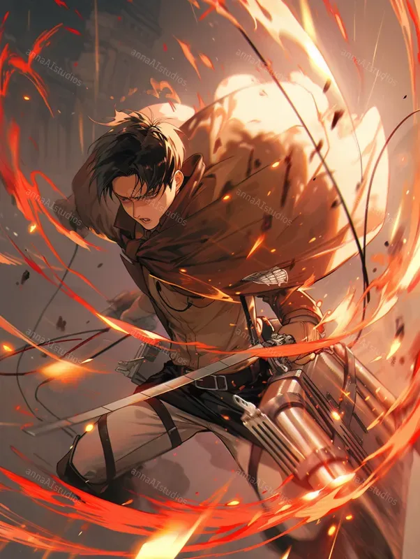 Epic Anime Action Posters Midjourney Prompt | PromptBase