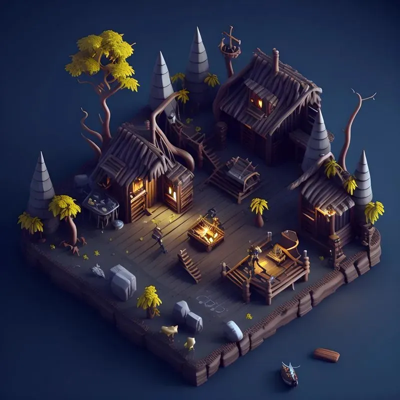 Game Maps And Levels Stable Diffusion Prompt | PromptBase