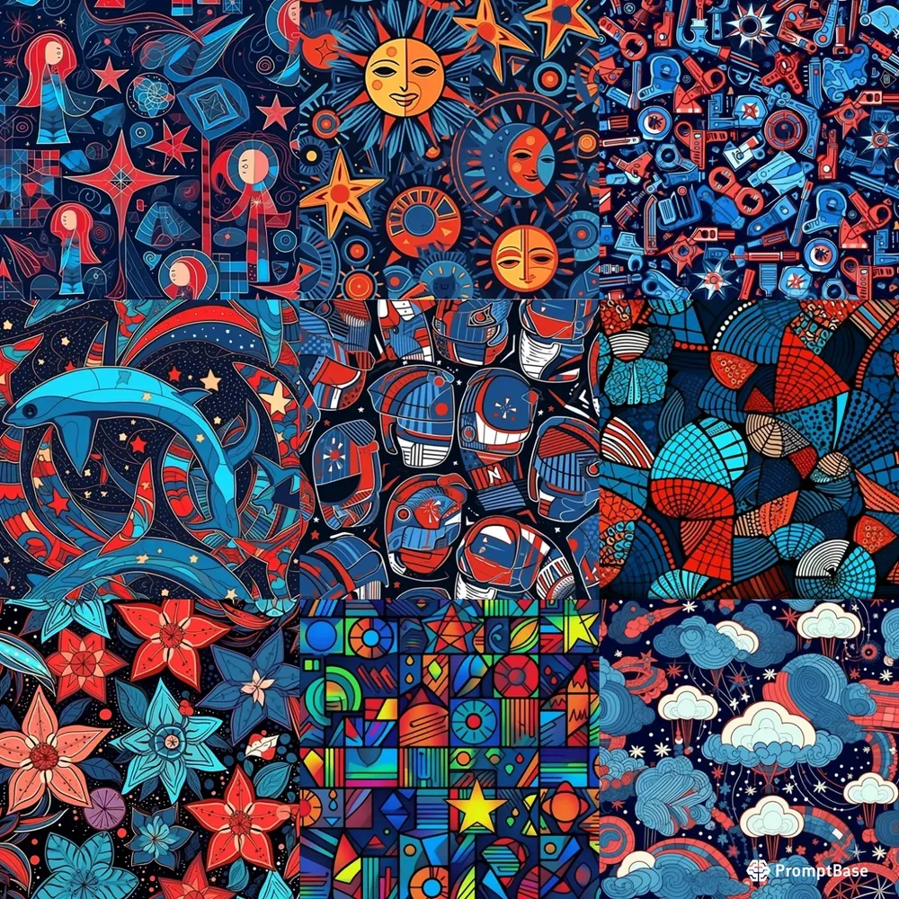 Cubist Fragmentation Patterns Midjourney Prompt | PromptBase