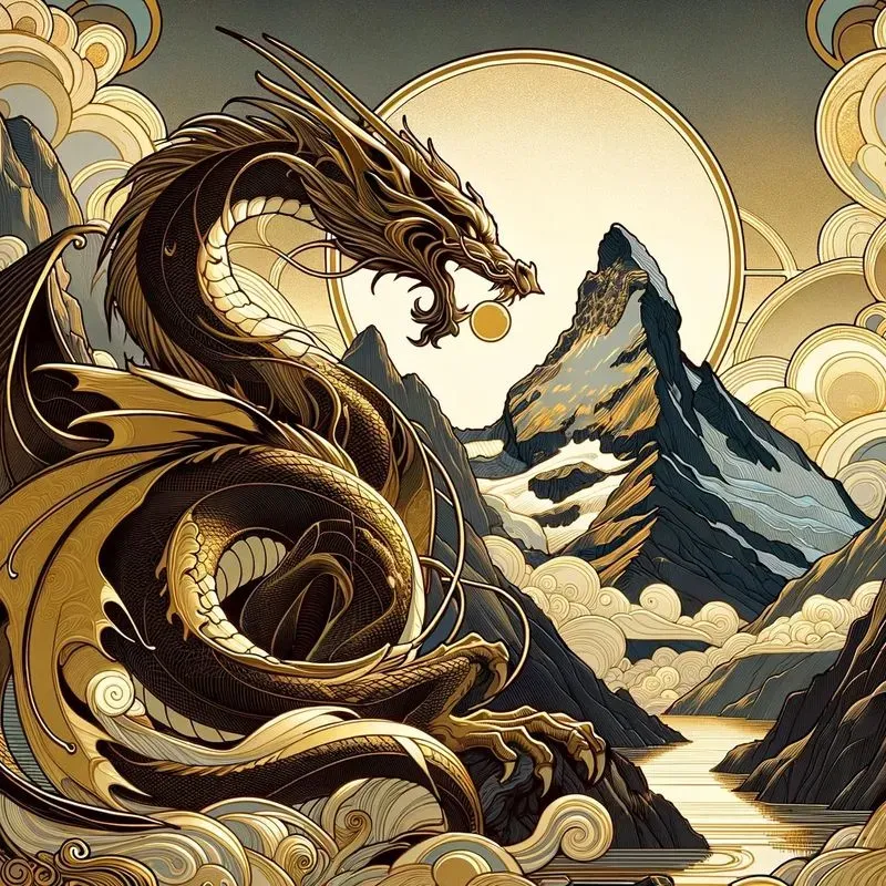 Mythical Realms Creatures Moments DALL·E Prompt | PromptBase