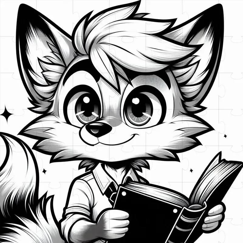 Cartoon Character Line Art Illustrations DALL·E Prompt | PromptBase