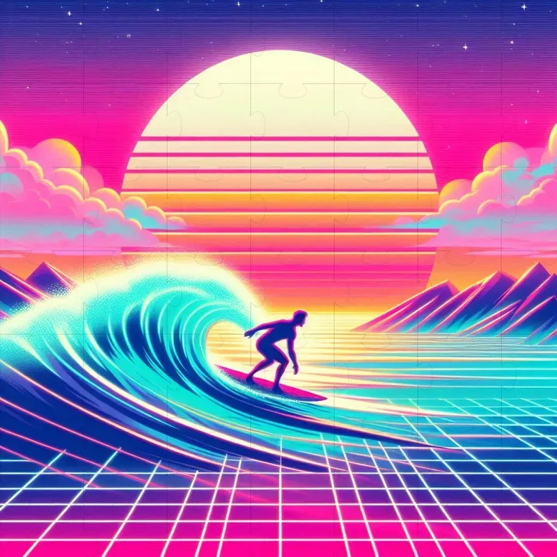 Vaporwave Style Art DALL·E Prompt | PromptBase
