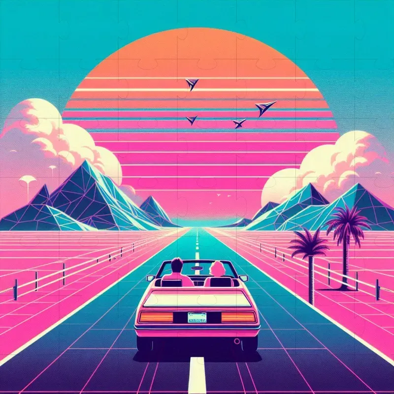 Vaporwave Style Art DALL·E Prompt | PromptBase