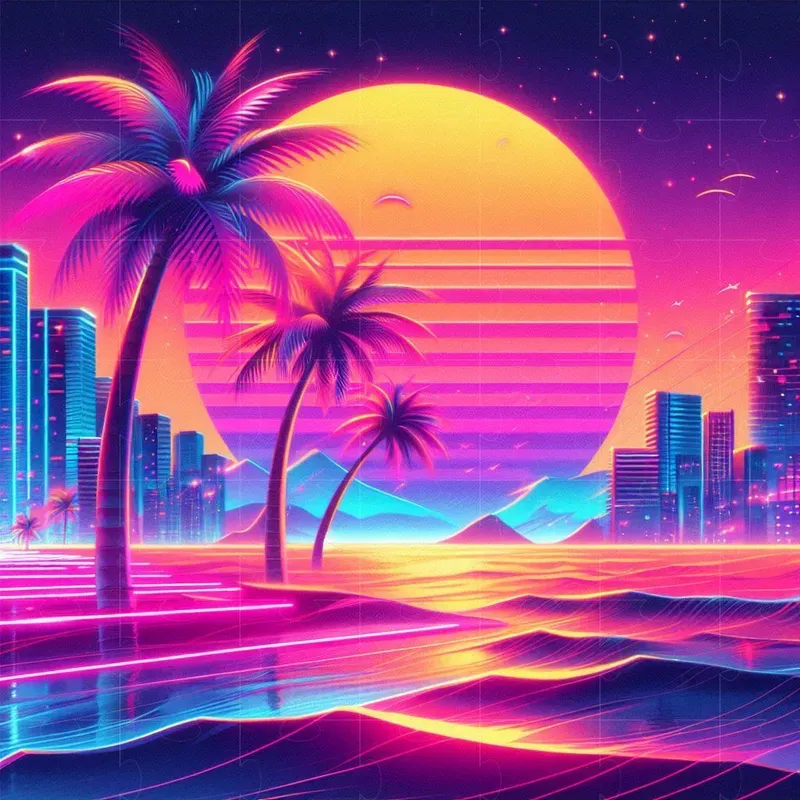 Vaporwave Style Art DALL·E Prompt | PromptBase