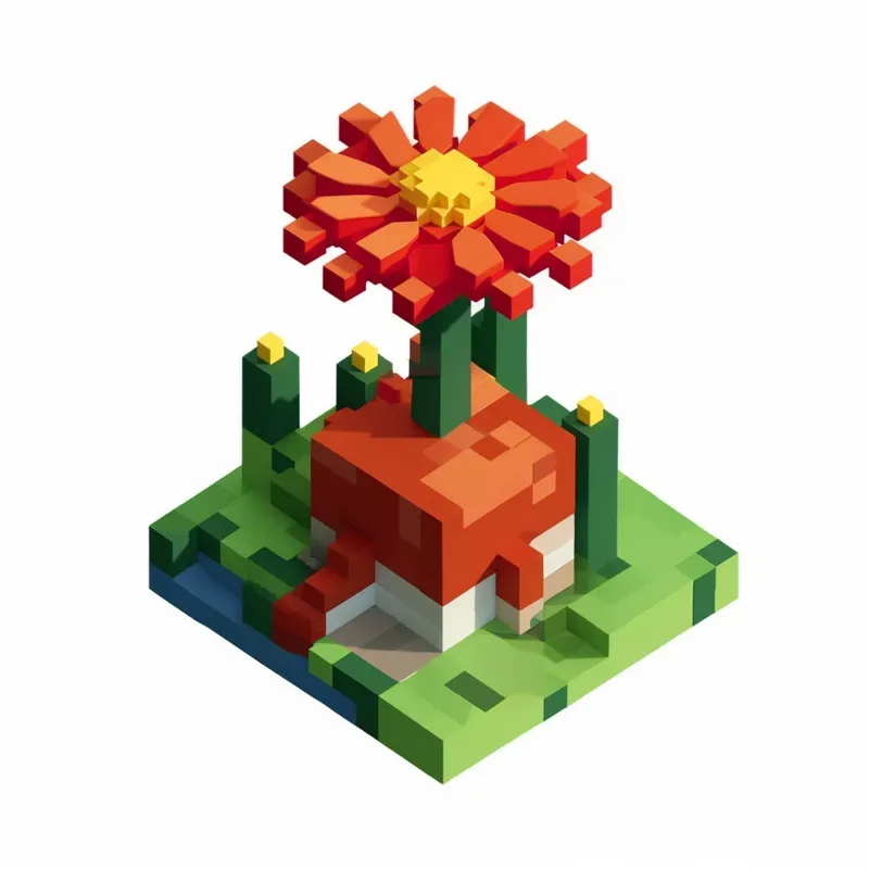 3D Minecraft Style Objects Midjourney Prompt | PromptBase