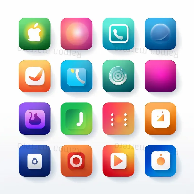 Premium Ios-like Icons Midjourney Prompt | PromptBase