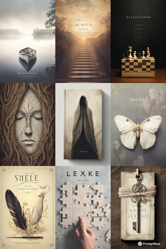 Impressive Book Covers Midjourney Prompt | PromptBase