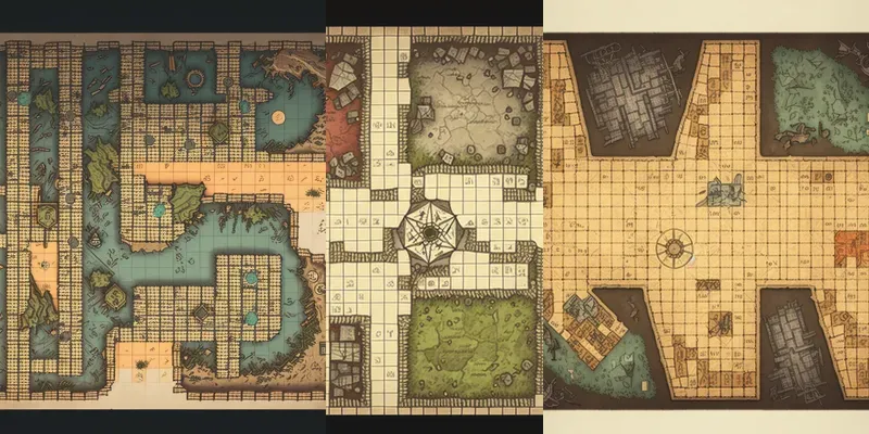 Grid Map Generator Midjourney Prompt | PromptBase