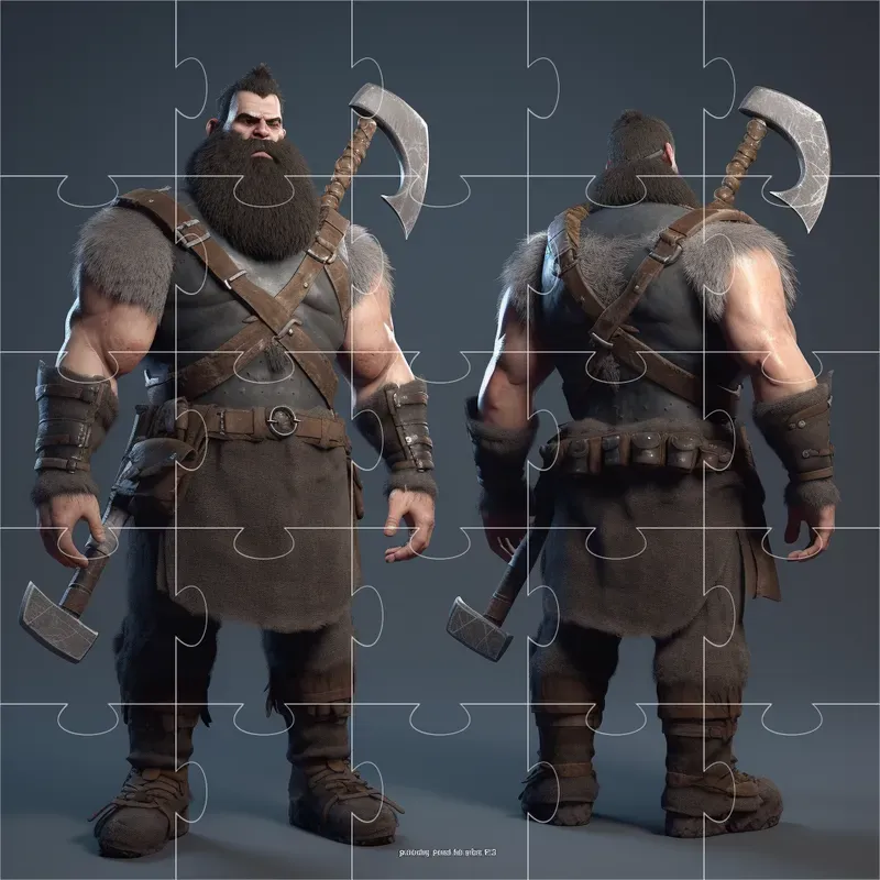 3D Character Reference Sheets Midjourney Prompt | PromptBase