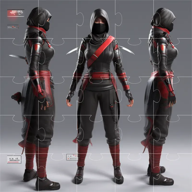 3d Character Reference Sheets Midjourney Prompt Promptbase