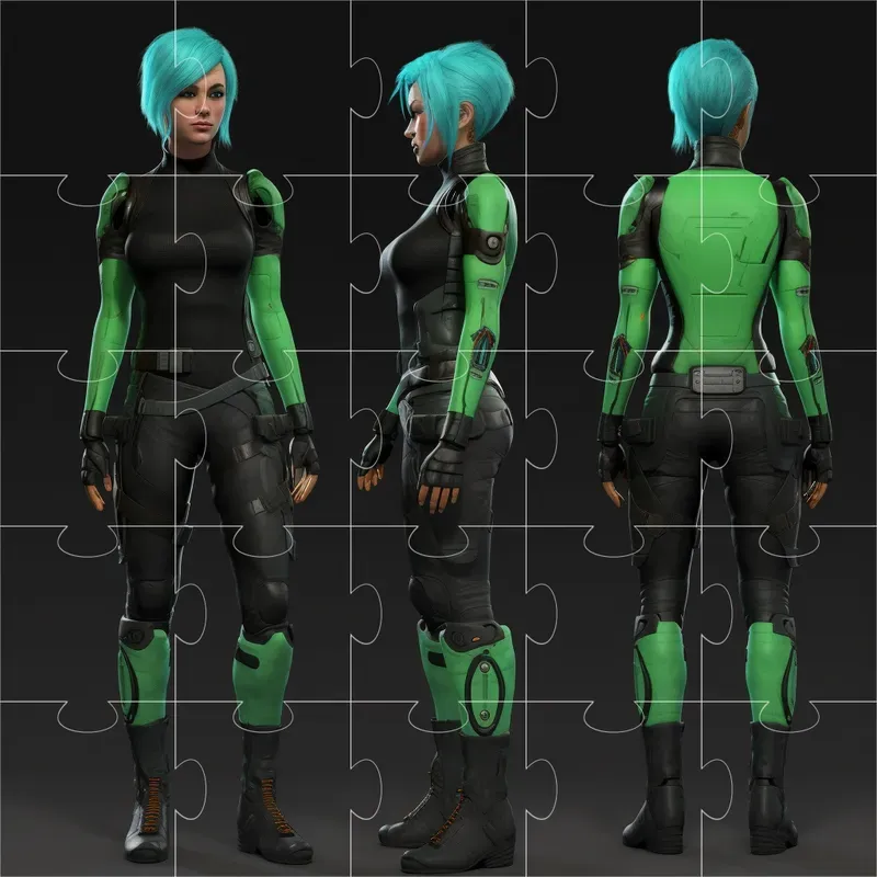 3d Character Reference Sheets Midjourney Prompt Promptbase