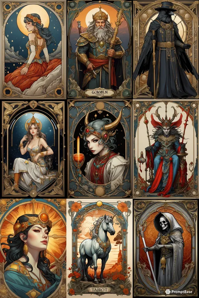 Fantasy-inspired Tarot Cards Leonardo Ai Prompt | PromptBase