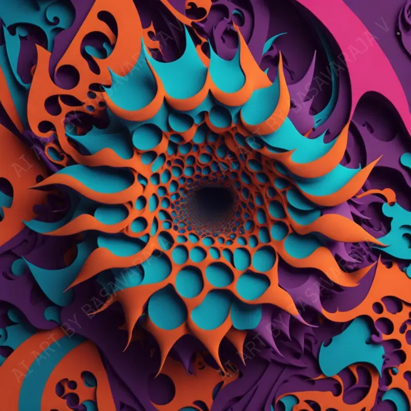 Mesmerizing 3D Patterns Leonardo Ai Prompt | PromptBase