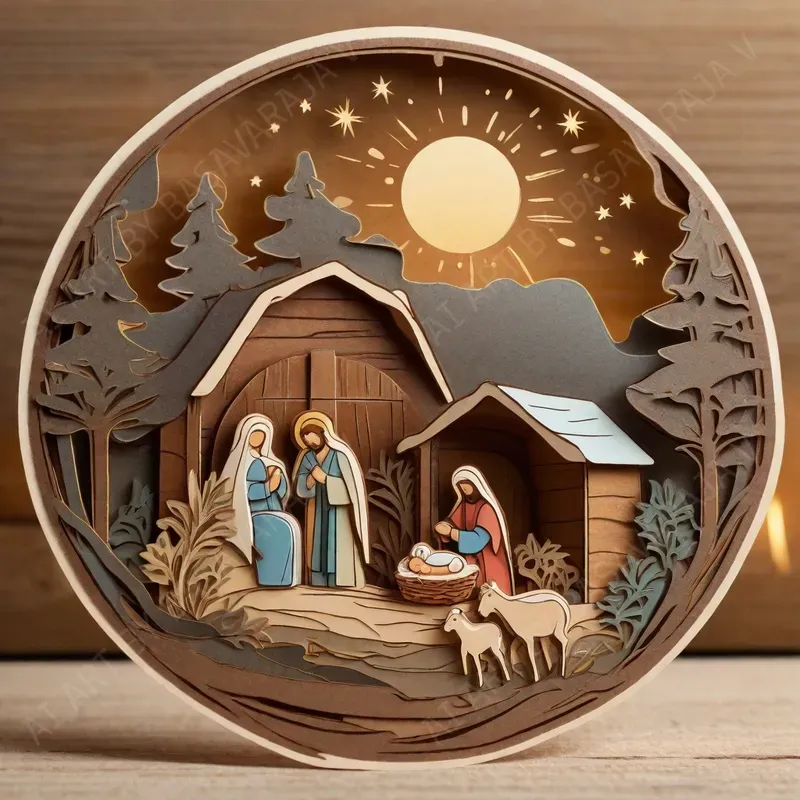 3D Christmas Stickers Festive Designs Leonardo Ai Prompt | PromptBase