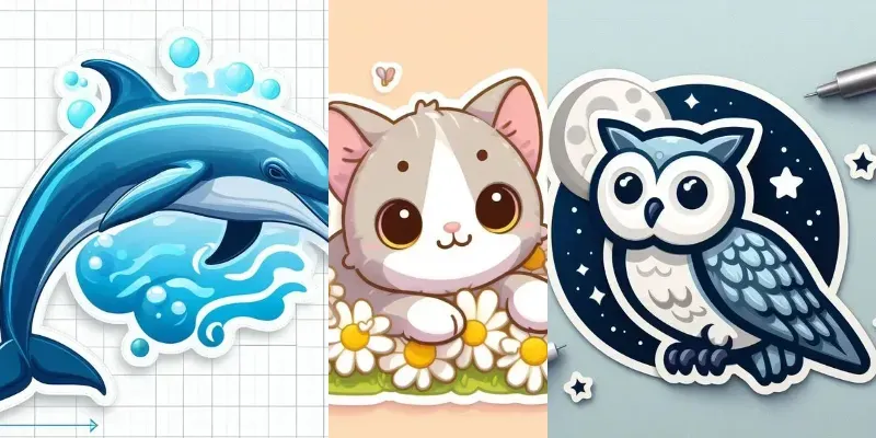 3D Animal Sticker Designs DALL·E Prompt | PromptBase
