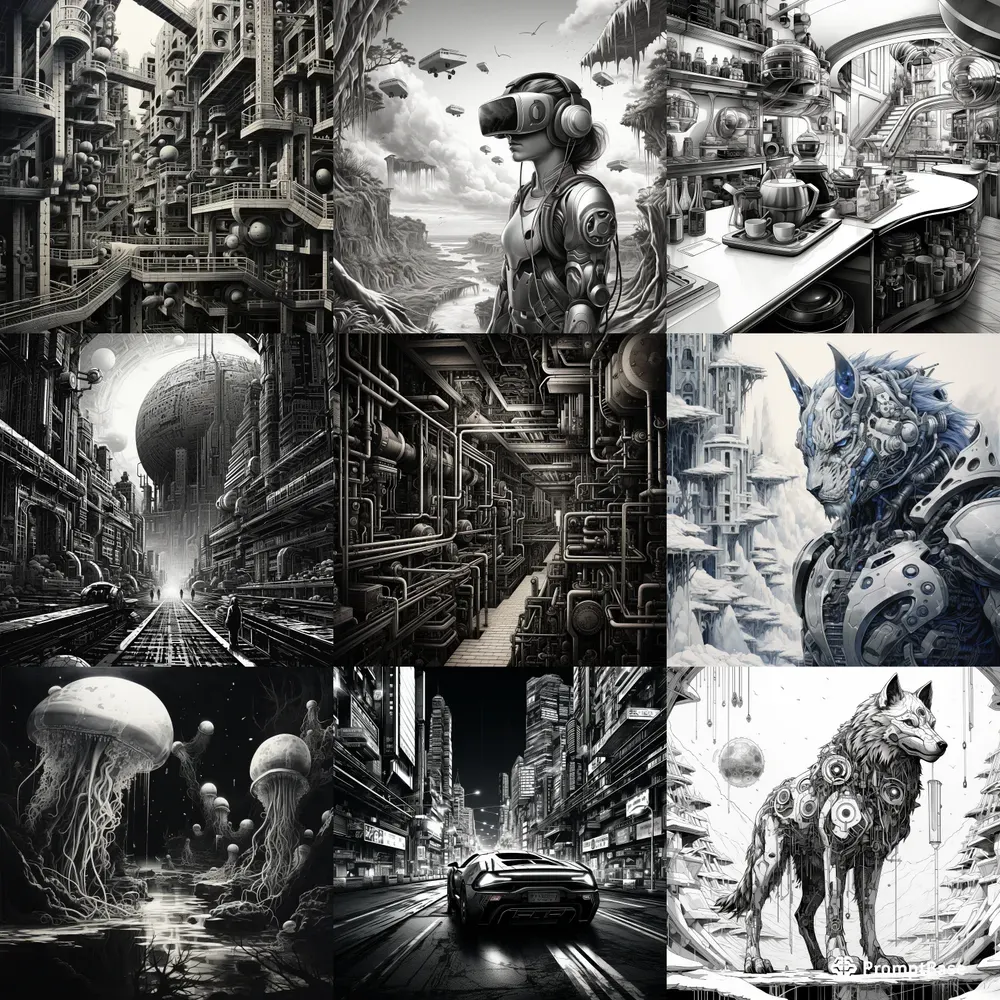 Hyperfuturistic Ink Midjourney Prompt | PromptBase