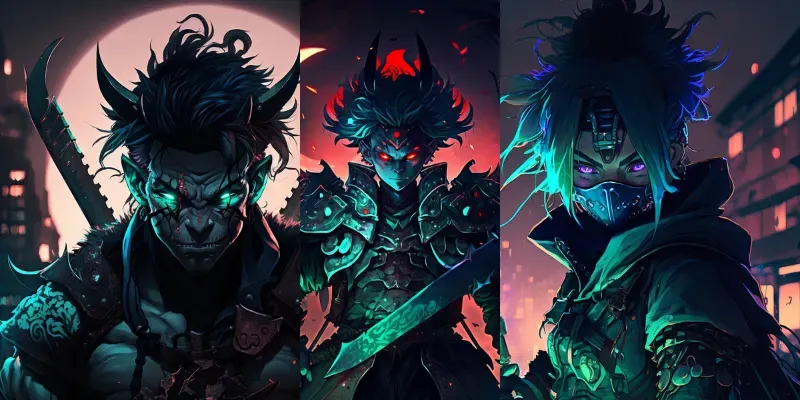 Highly Detailed Demons Demon Slayer Ocs Midjourney Prompt | PromptBase